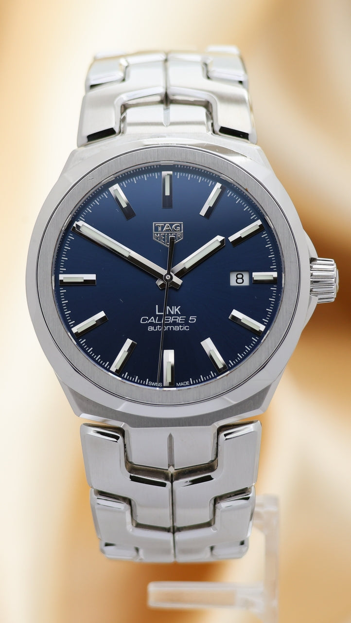 Tag Heuer Link Calibre 5 Automatik Herrenuhr 41mm WBC2112 Box + og. Pa